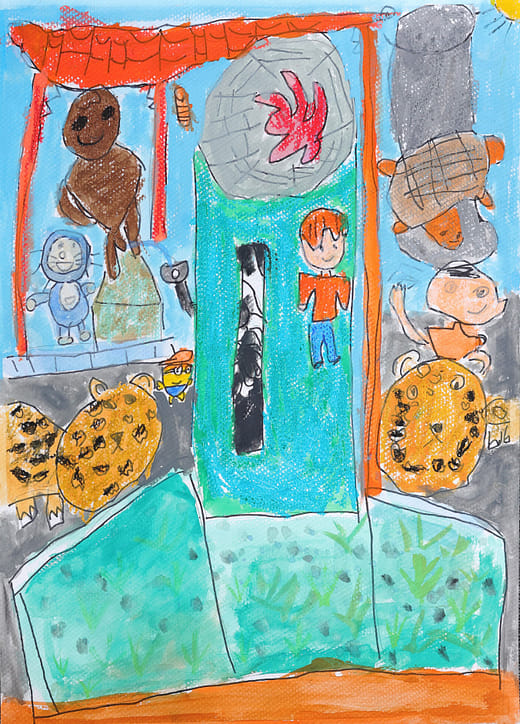 寫生作品｜穿越嘉義公園．一起來寫生｜ARTOGO 帶你看展