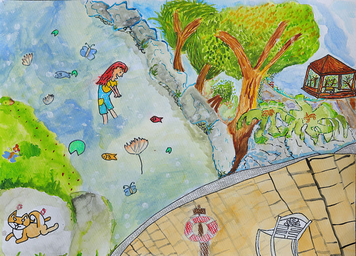 寫生作品｜穿越嘉義公園．一起來寫生｜ARTOGO 帶你看展