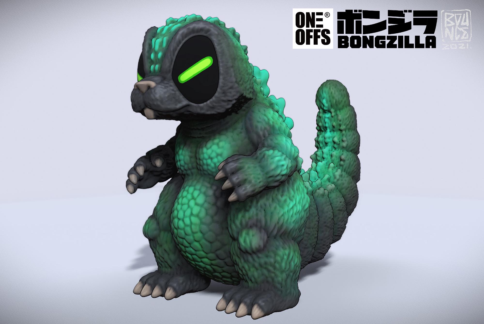 POP MONSTER MINT BONGZILLA｜OneOffs 國際藝術博覽會｜ARTOGO 帶你看展